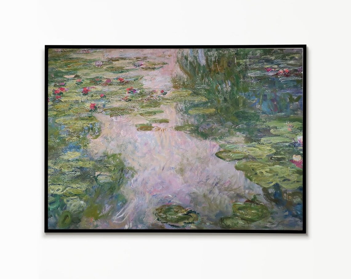 Claude Monet Water Lilies, Monet Art Print, Monet Poster, Monet Wall ...