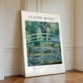 Claude Monet Water Lilies Poster: Japanese Bridge, French Art Giclée ...