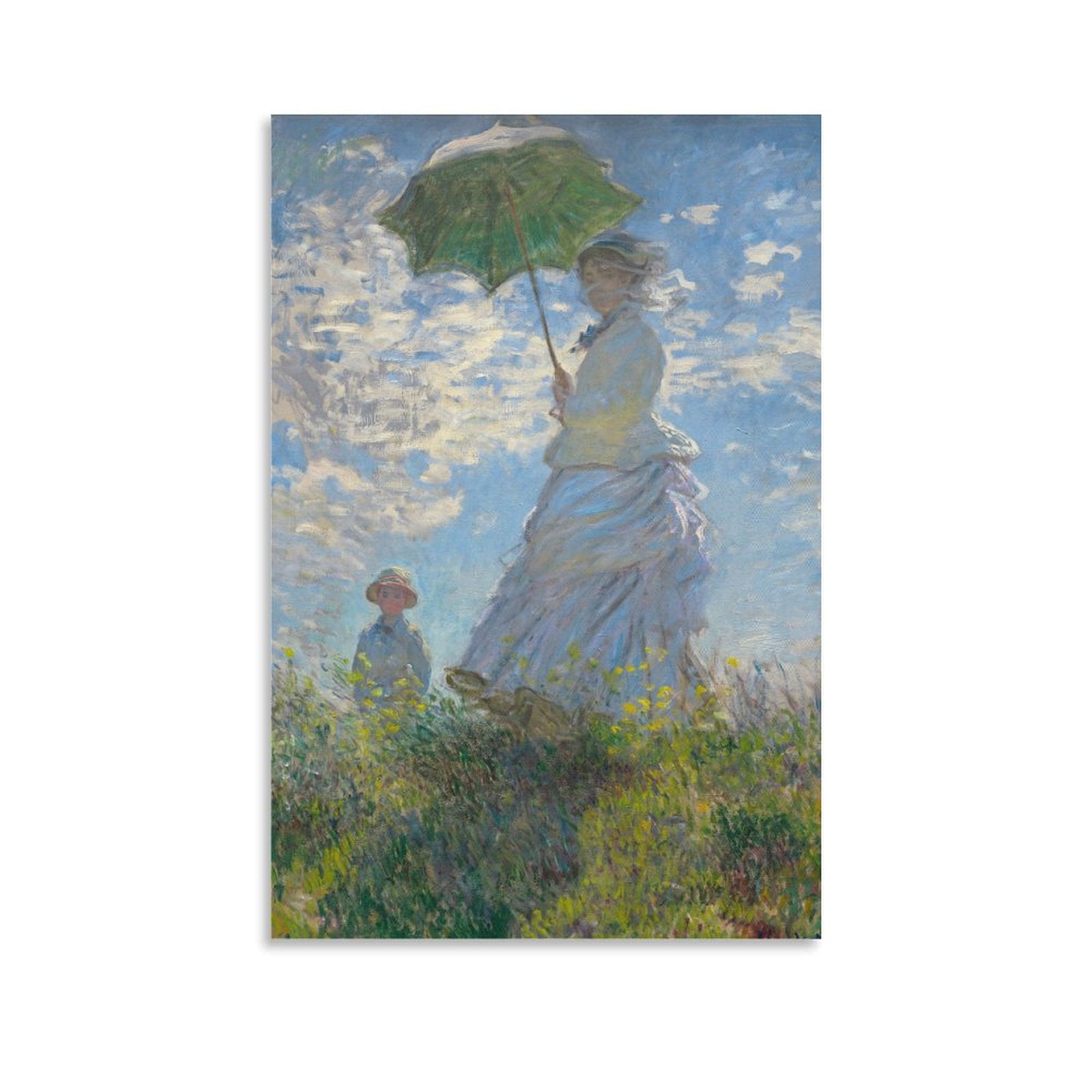 Claude Monet Woman With A Parasol Madame Monet And Her Son Posters Room ...