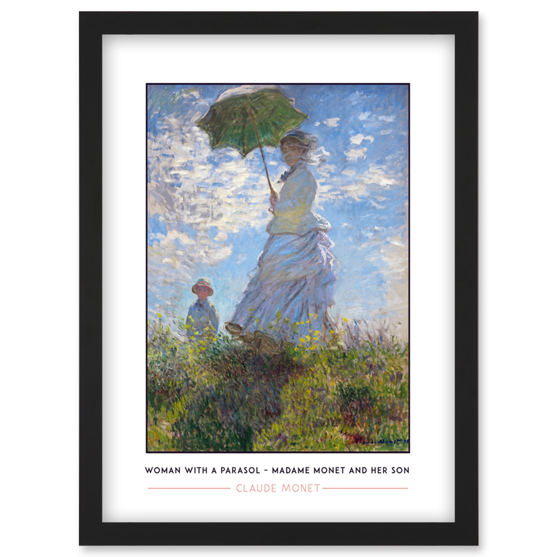 Claude Monet Woman With A Parasol – Madame Monet And Her Son ...