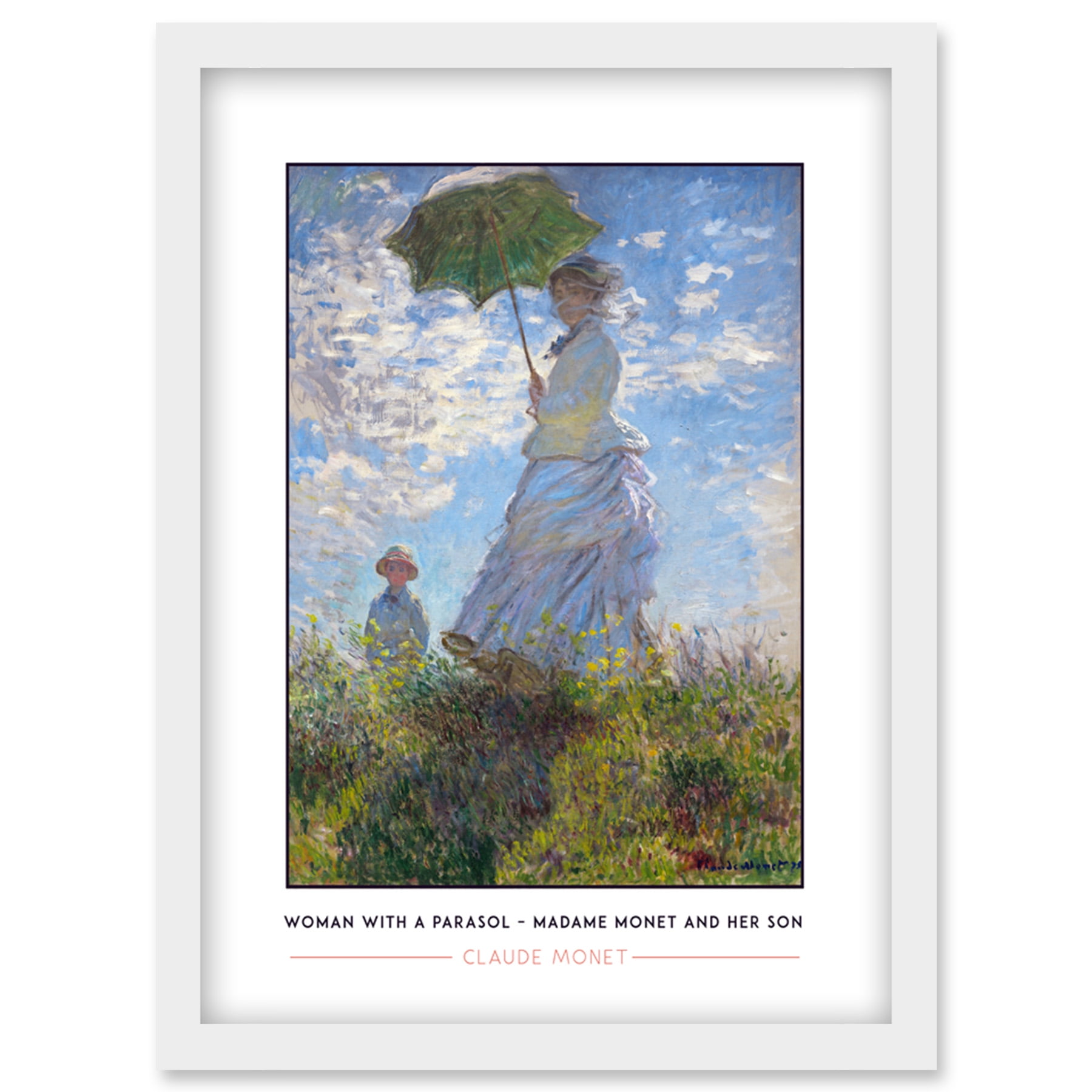 Claude Monet Woman With A Parasol – Madame Monet And Her Son ...