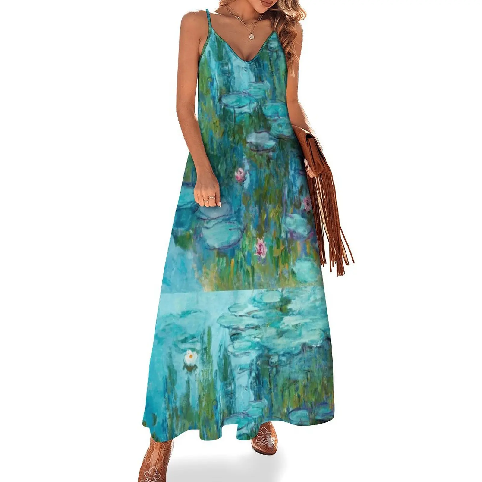 Claude Mt - Water Lilies - Nympheas Sleeveless Dress Womens dresses ...