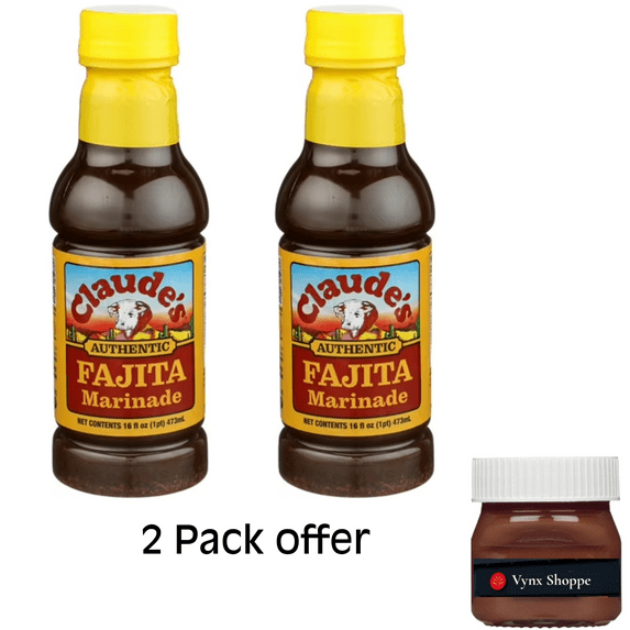 Claude's Fajita Marinating Sauce, Authentic Mexican Hickory Liquid ...