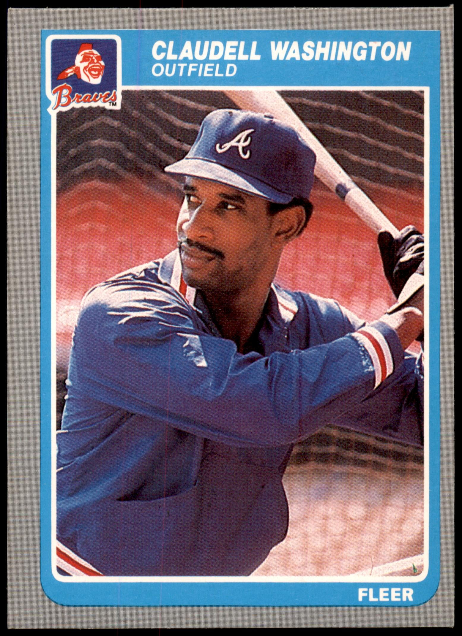 Claudell Washington #342 1985 Fleer - Walmart.com