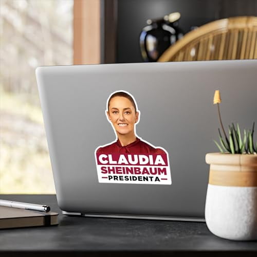Claudia Sheinbaum Presidenta Sticker Kiss-Cut Vinyl Decal (Calcomania ...