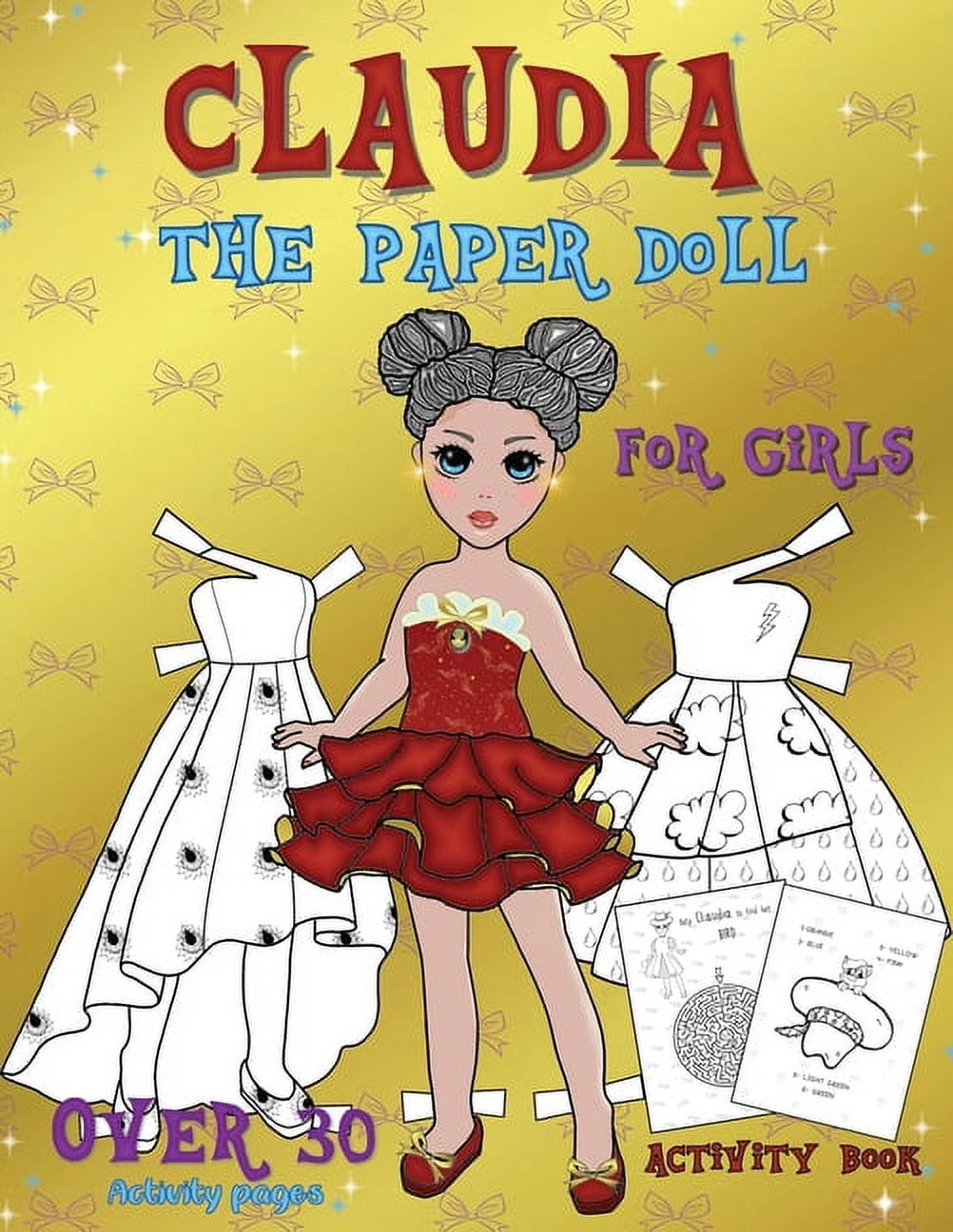 Claudia The Paper Doll Activity Book (Paperback) - Walmart.com