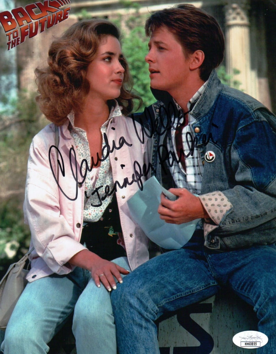 Claudia Wells Autographed 8X10 Photo Back to the Future Jennifer JSA ...