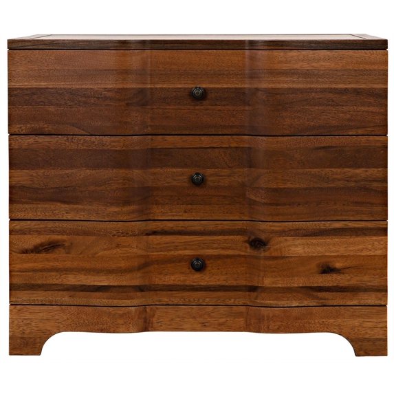 Claudie Dark Walnut Chest-Elegant Storage Solution - Walmart.com