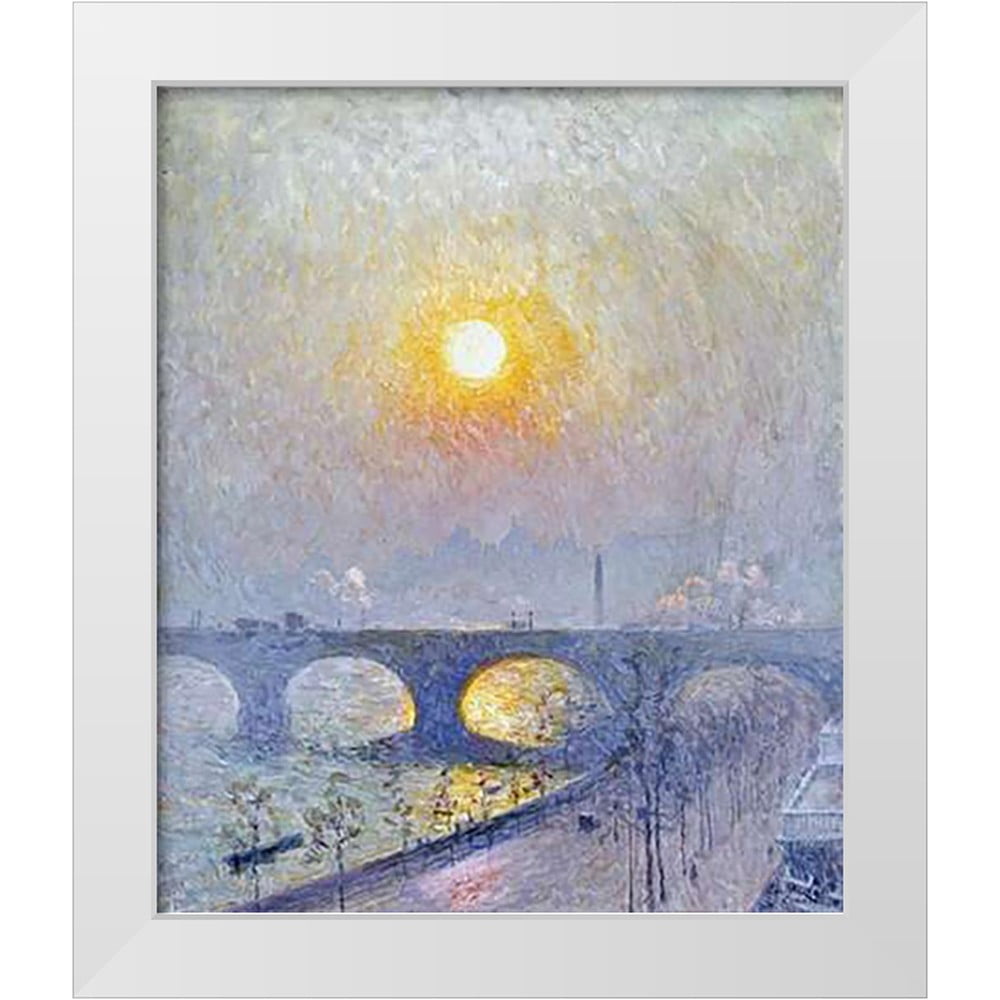 Claus, Emile 26x30 White Modern Wood Framed Museum Art Print Titled ...