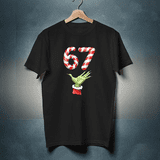 Claus Six Seven Meme Christmas Candy Cane Kids Boys Gift Unisex T-Shirt ...
