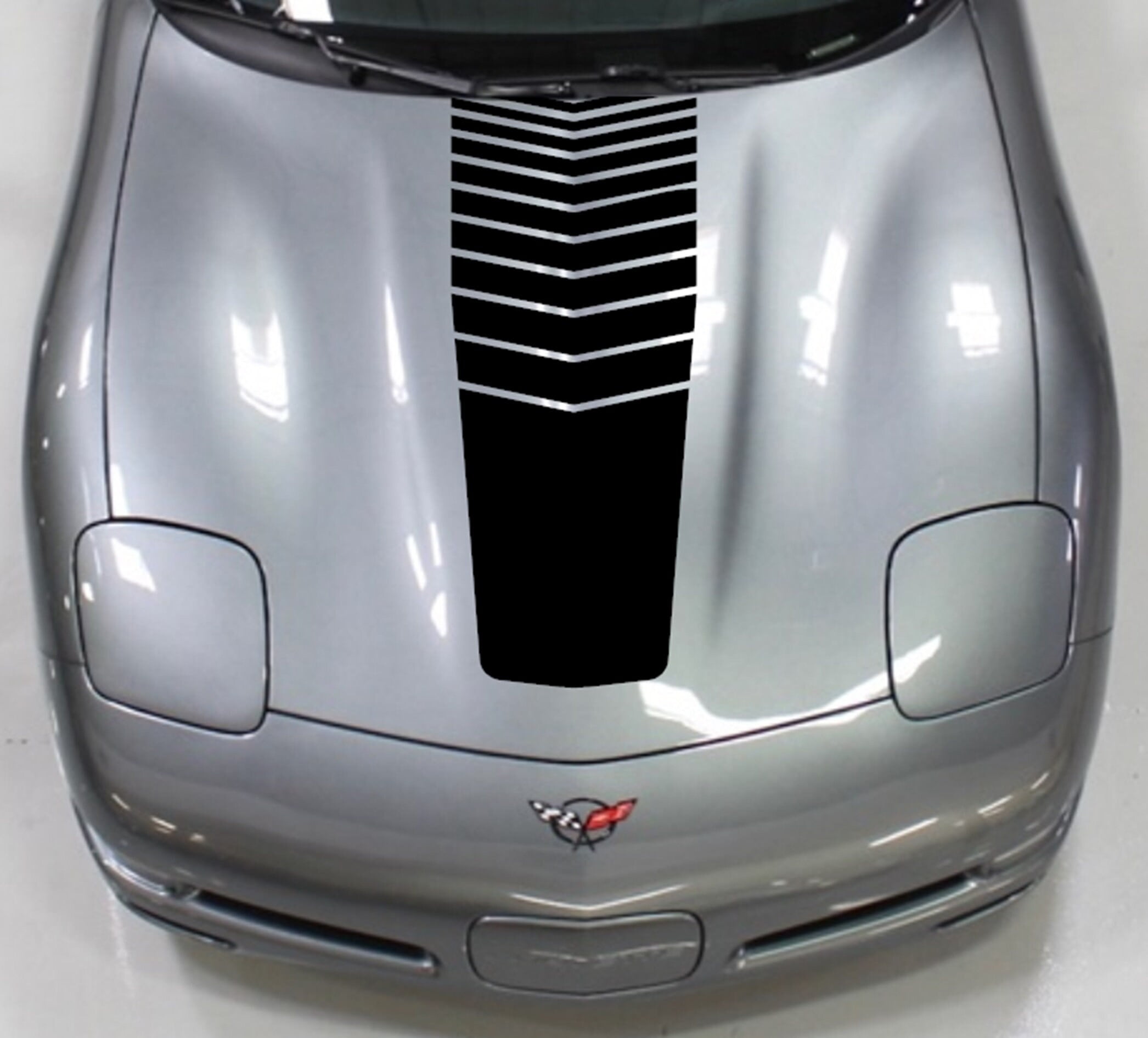 Clausen's World 16" Single Striped Hood Racing Stripes Vinyl Decal ...