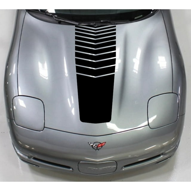 Clausen's World 16" Single Striped Hood Racing Stripes Vinyl Decal ...