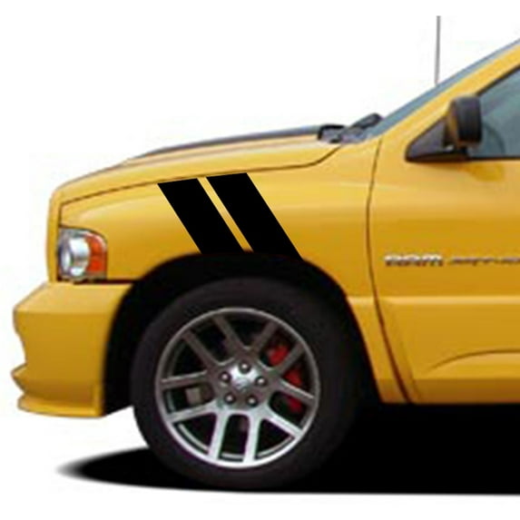 Clausen's World 4" Fender Hash Bar Marks vinyl Racing Stripes Truck ...