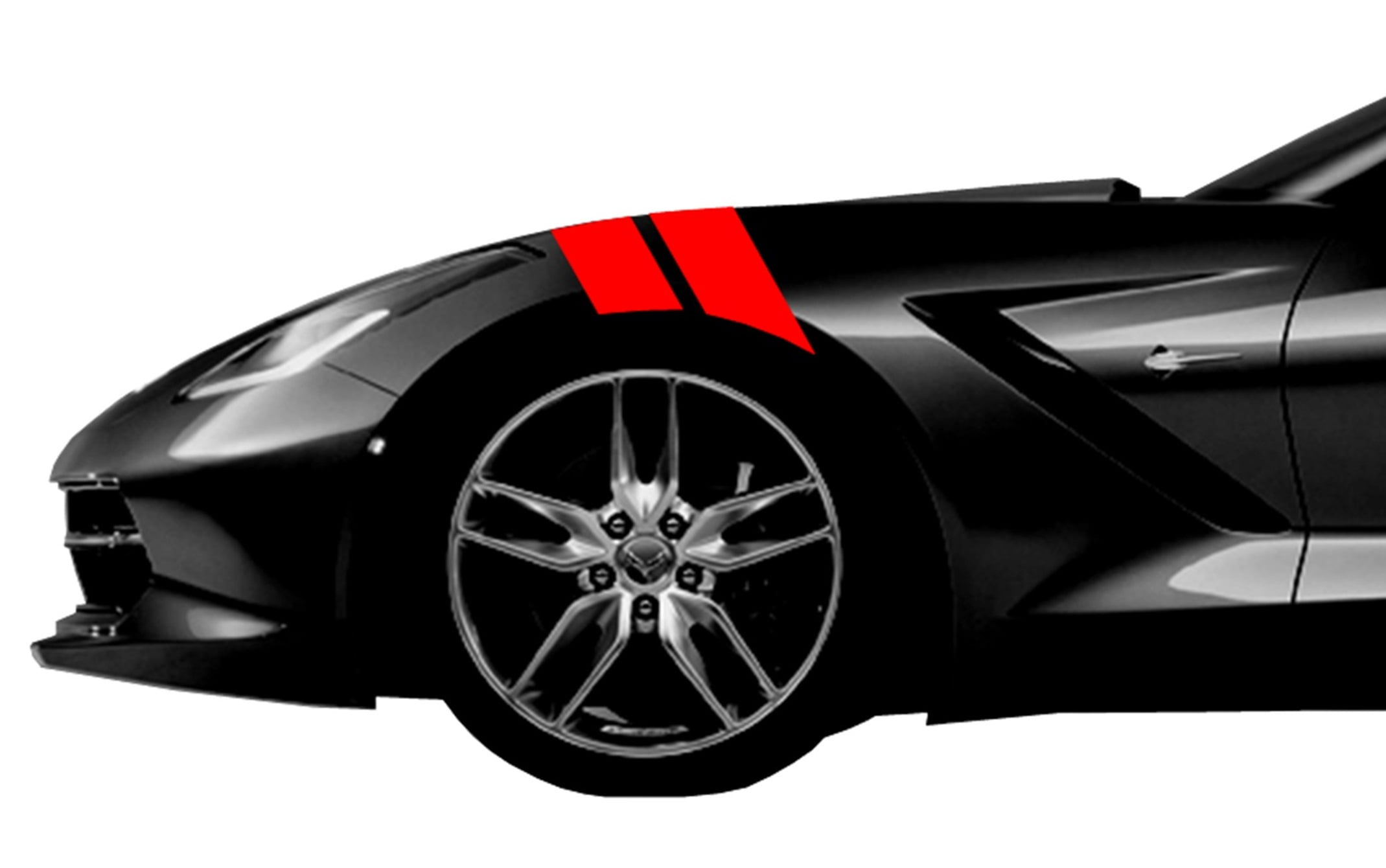 Clausen's World 4" Fender Hash Bar vinyl Sport Racing Stripe Decal ...