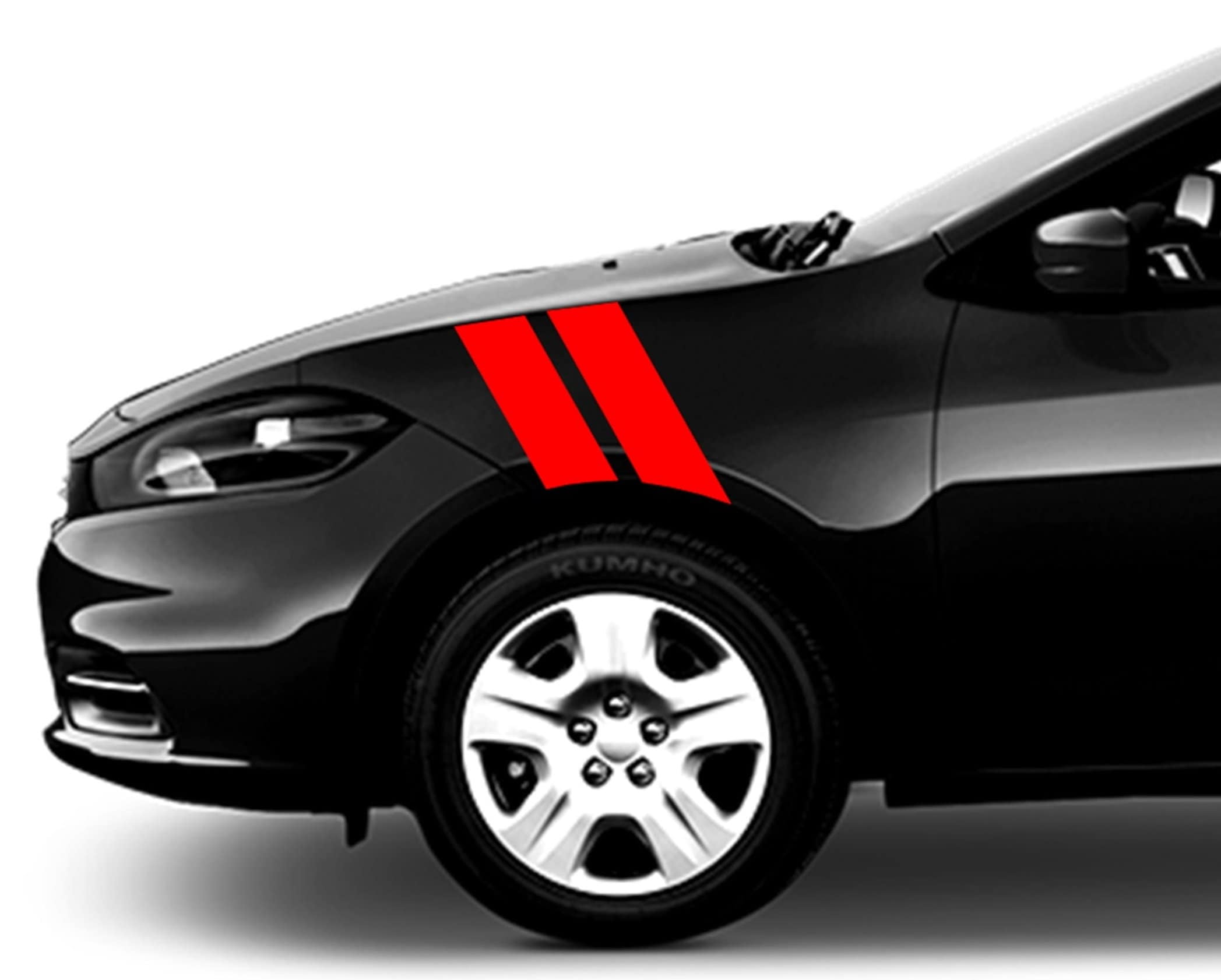 Clausen's World 4" Fender Racing Stripes Grand Sport Graphics Decals ...