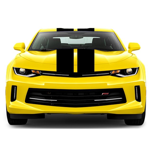 Clausen's World 9" Double Center Racing Stripes Vinyl Decal ...