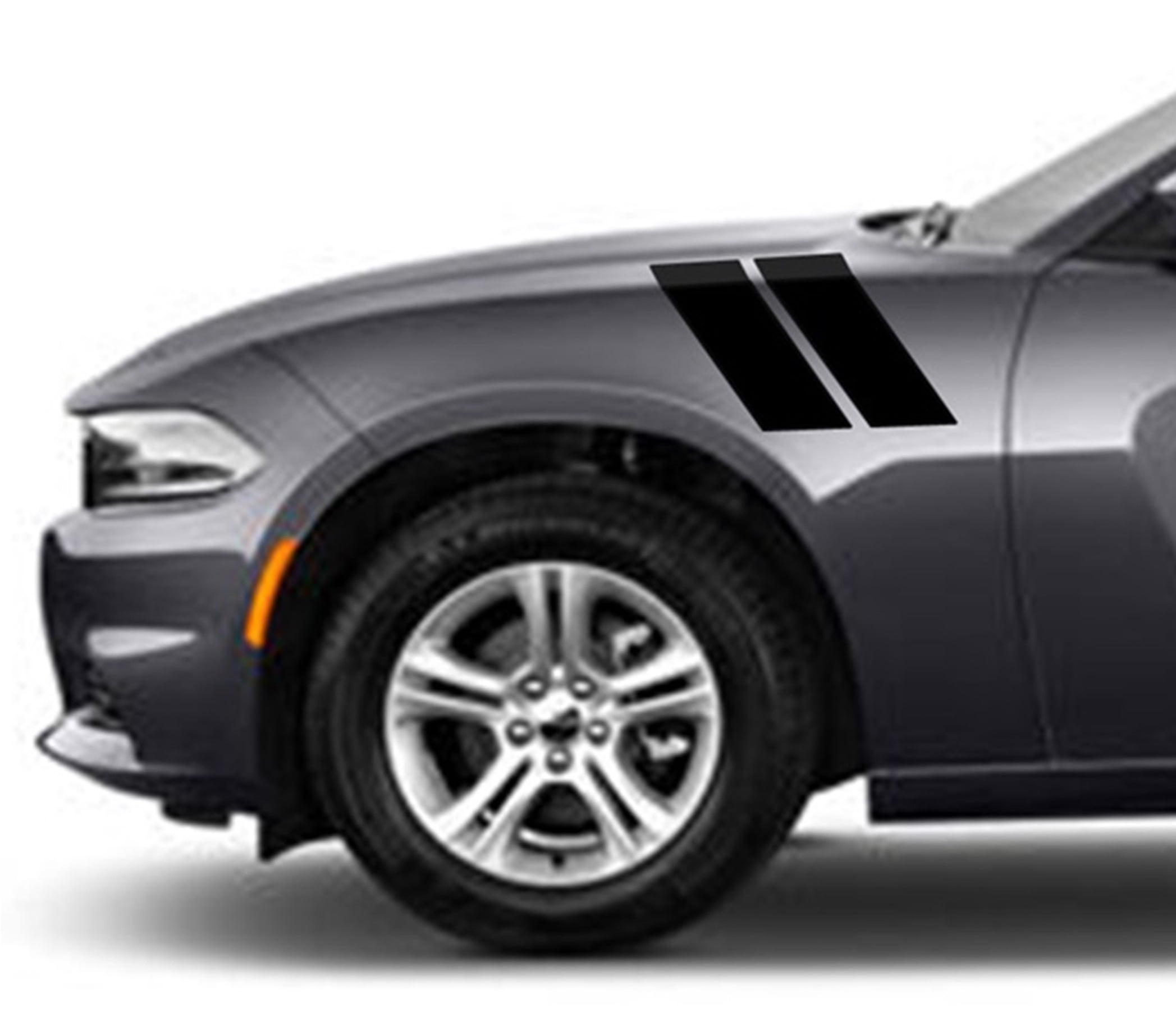 Clausen's World Fender Hood Hash Bars vinyl Racing Stripes 4" Decal ...