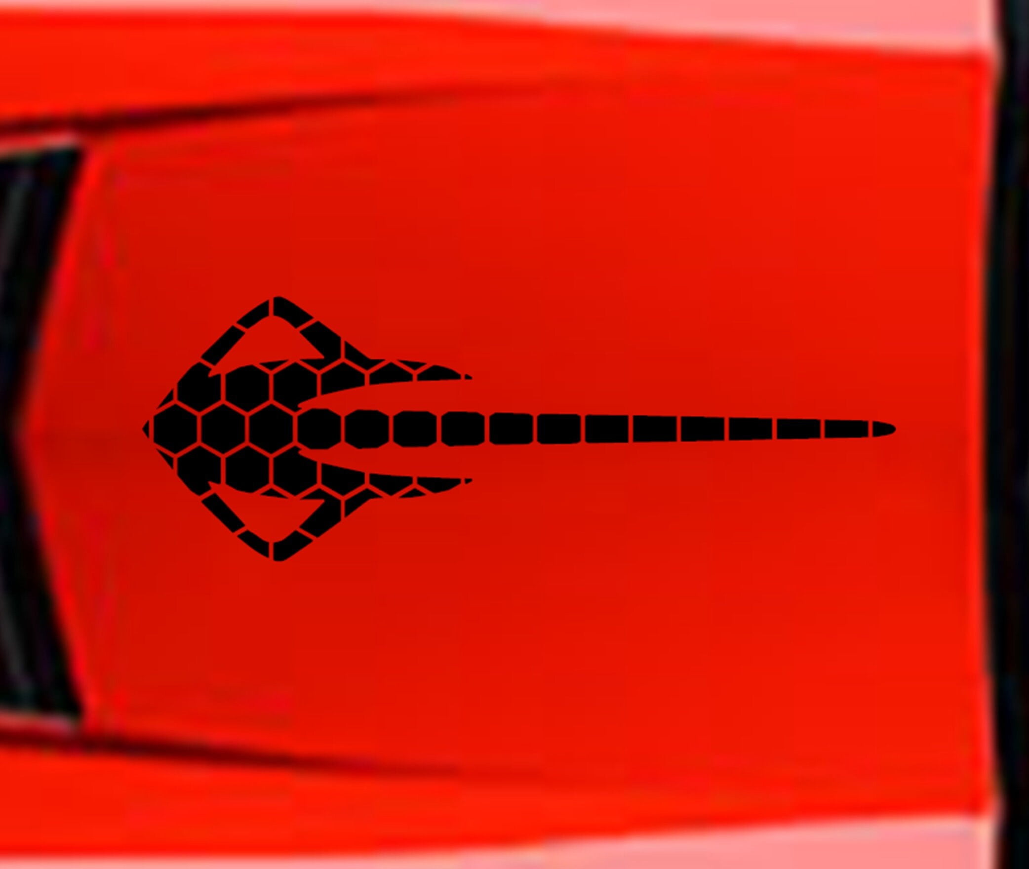 Clausen's World STINGRAY HONEYCOMB Hood6 Vinyl Decal 3 sizes ...