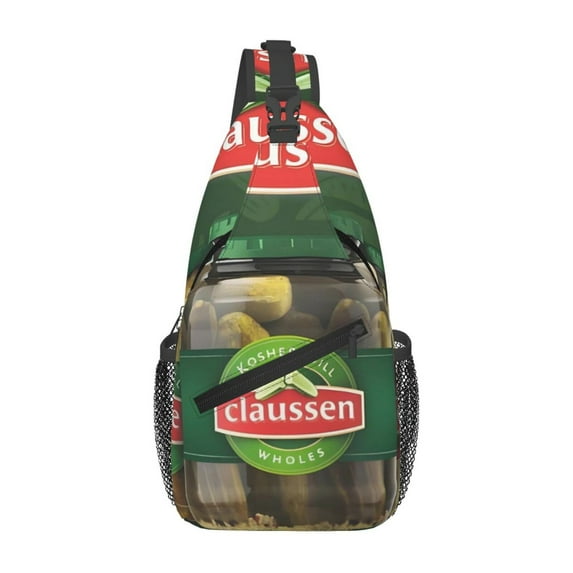 Claussen Kosher Dill Crossbody Bag Sling Bag Bakpack Casual Chest Bags ...