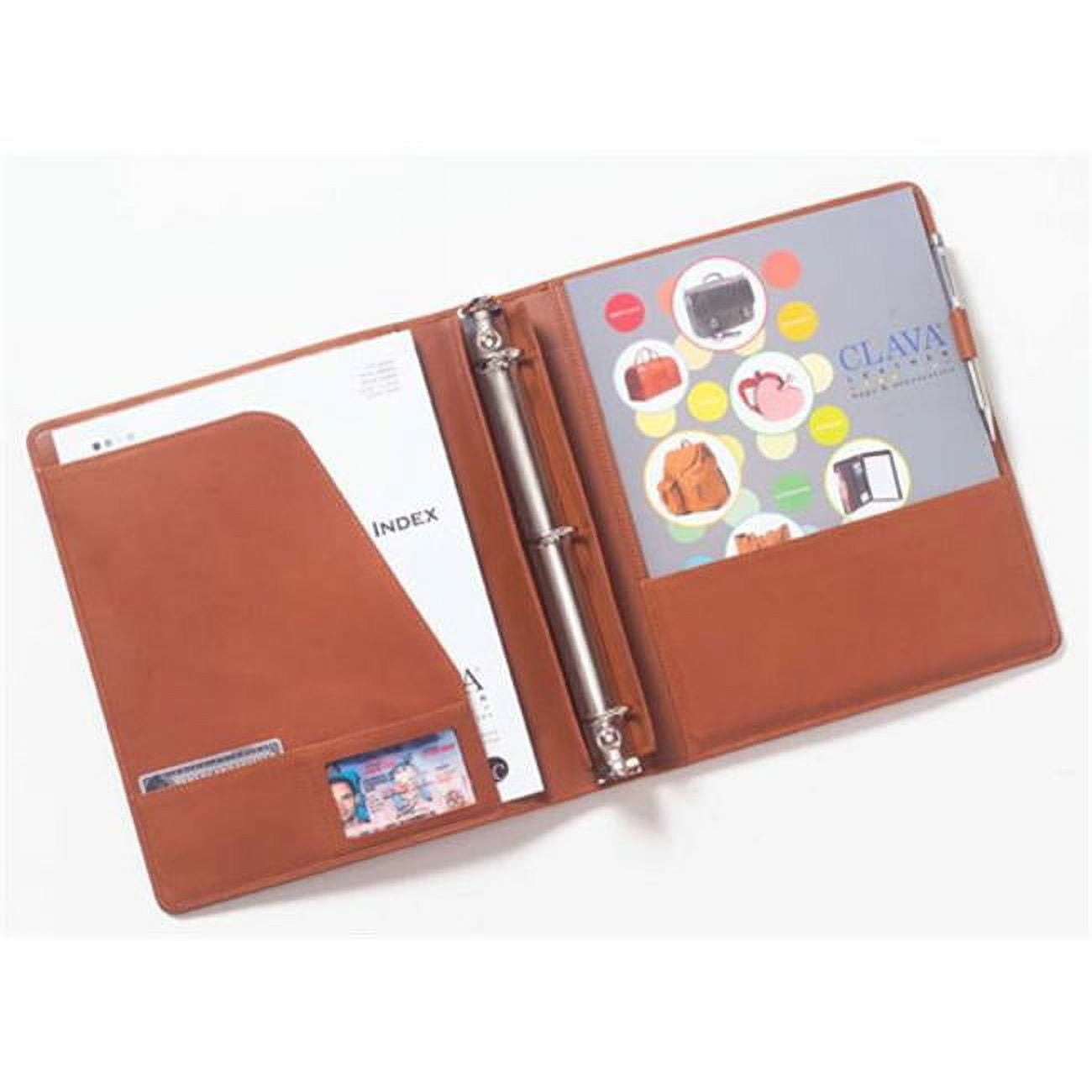 Clava 00-3000 Open 3 Ring Binder - Bridle Black - Walmart.com