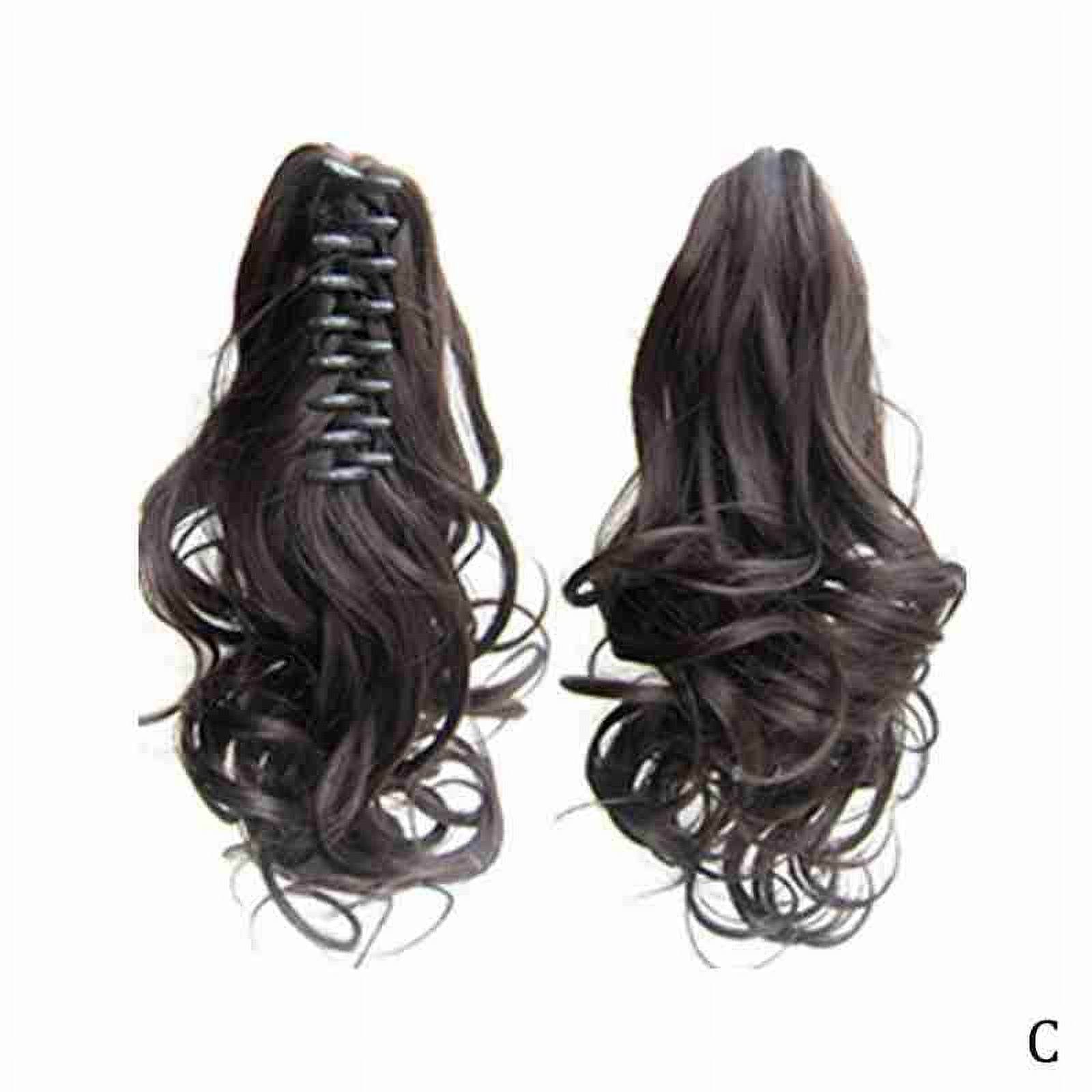 Claw Clip On Ponytail Thick Clip In Pony Tail Hair Extension Human As ...