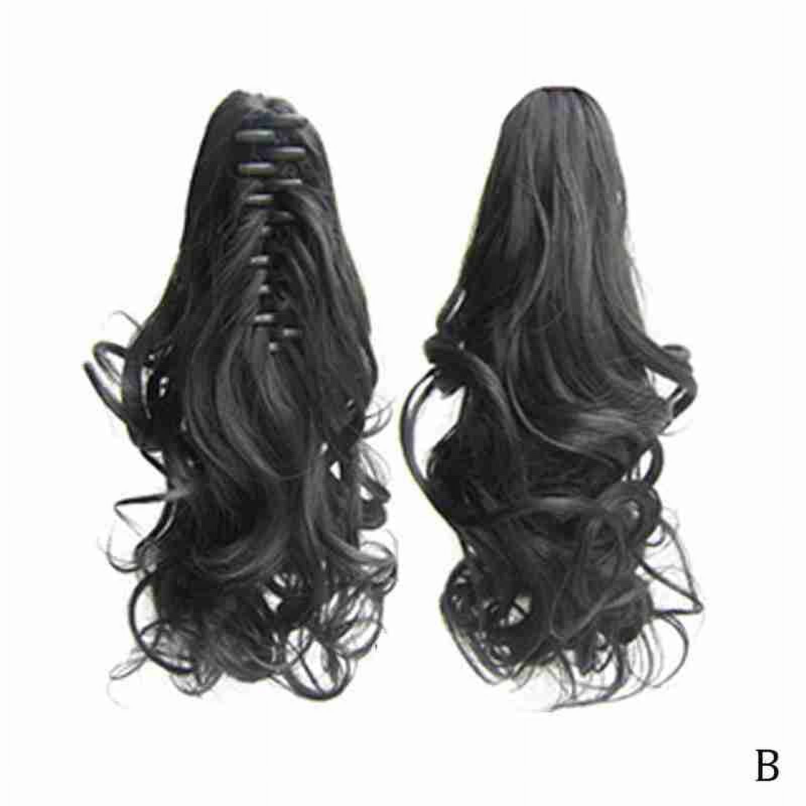 Claw Clip On Ponytail Thick Clip In Pony Tail Hair Human As Extension ...