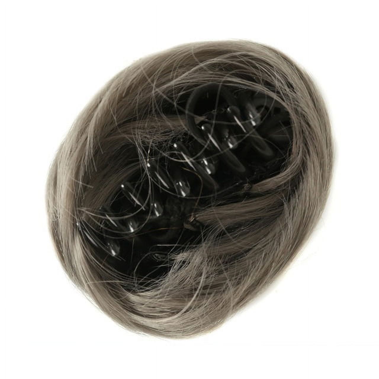 Claw Clip in Hair Bun Synthetic Messy Bun Hair Piece Wavy Curly Chignon ...