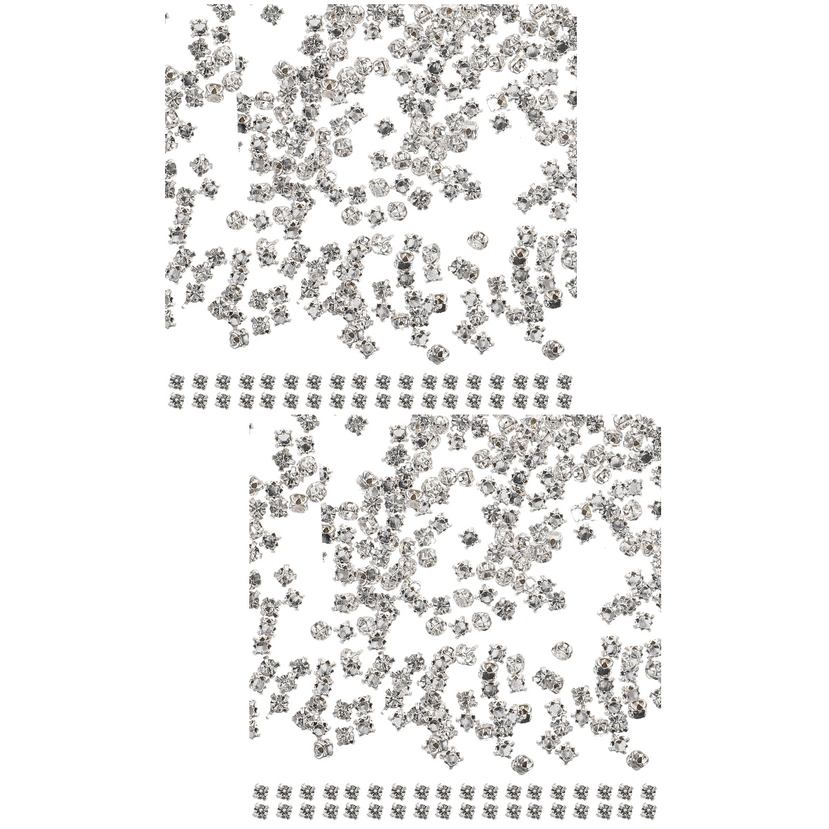 Claw Diamond Glass Hand-stitched Rhinestone Crystal DIY Wedding Dress ...