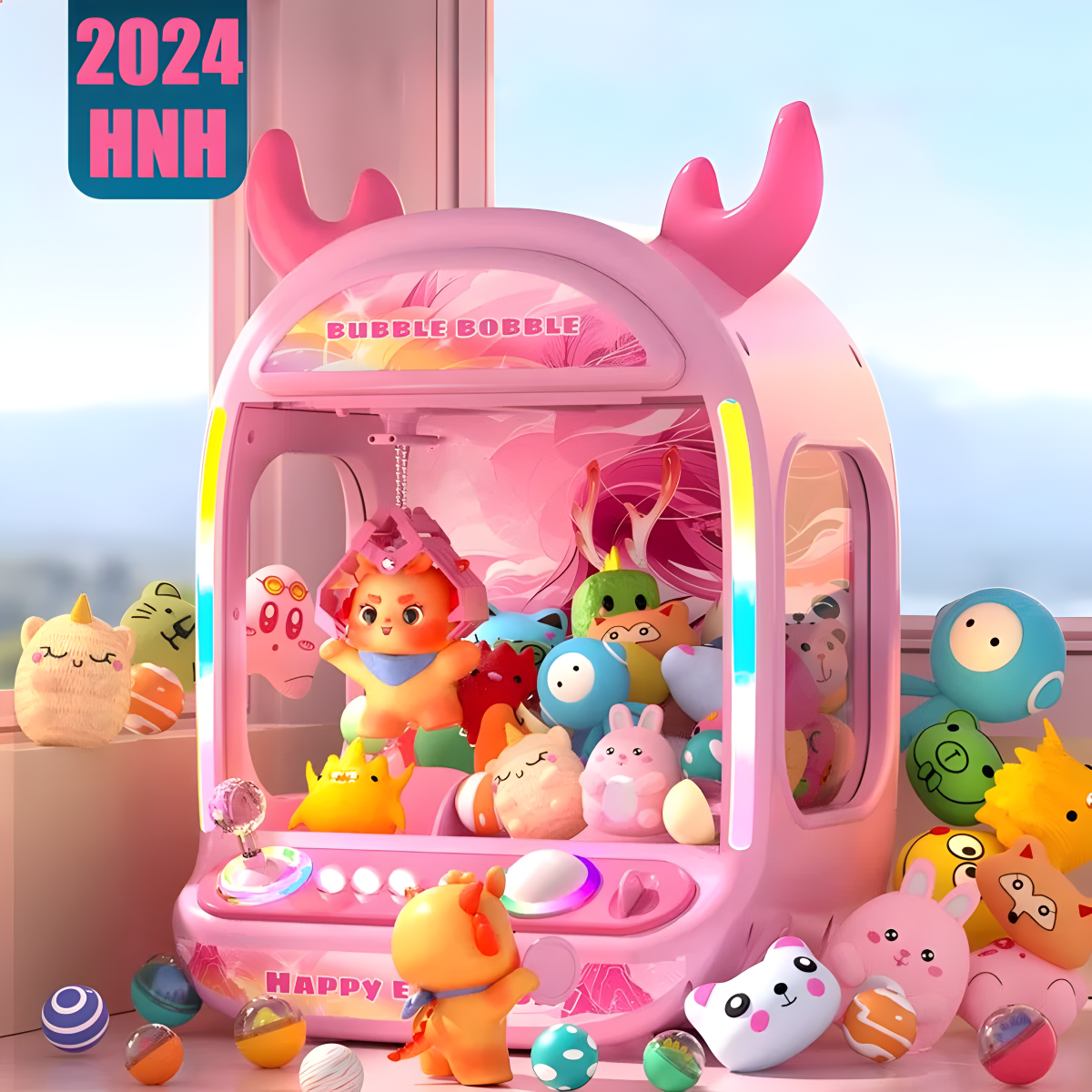 HNH Claw Game Machine, Unicorns Claw Machine for Kids, Mini Vending ...