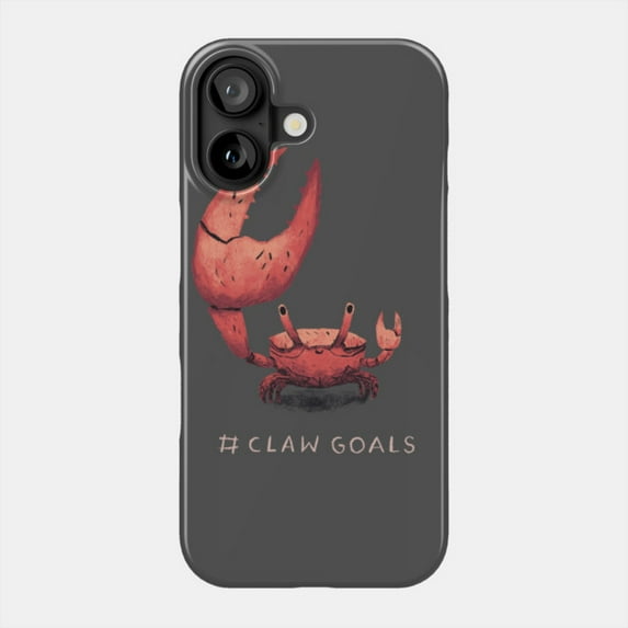 Claw Goals Funny Cat Pun Motivational Graphic Case for iPhone 11,12,13 ...