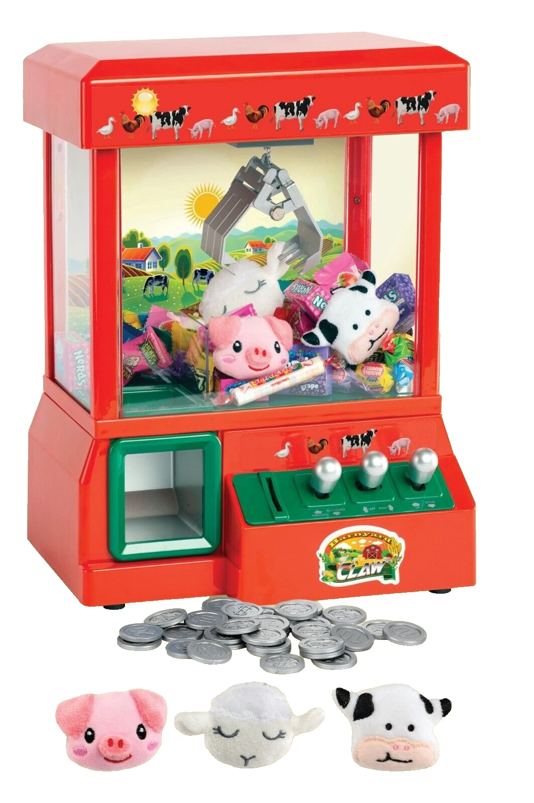 Claw Machine Arcade Game - Electronic Mini Candy and Toy Grabber ...