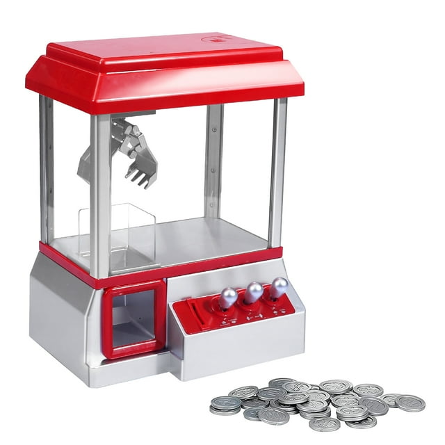 Claw Machine Arcade Game, Mini Claw Toy with Sound, Candy Grabber Prize ...