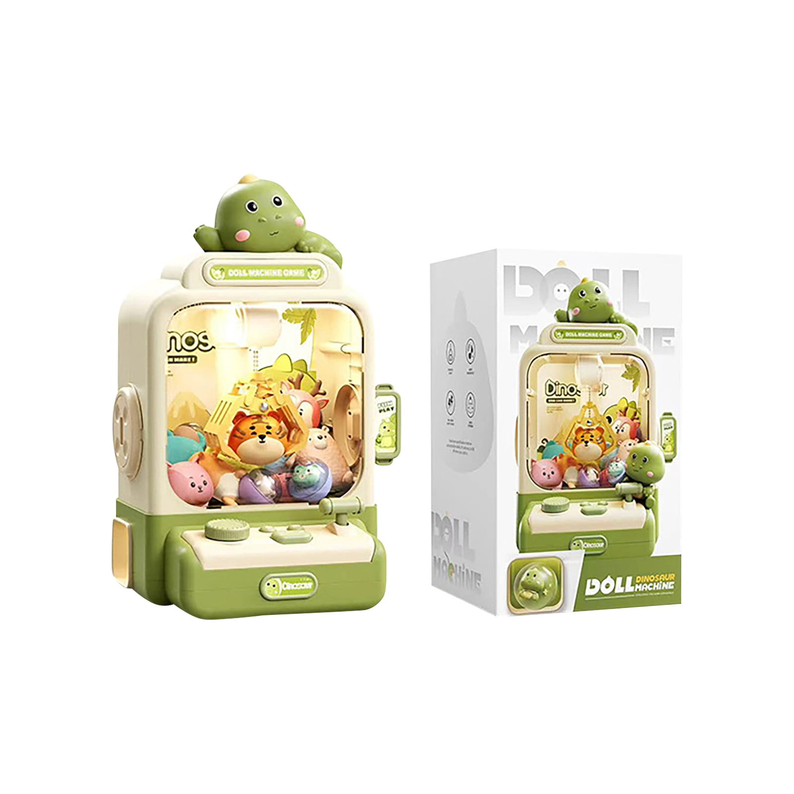 Claw Machine for Kids, Bunny Toy Glowing Arcade Game with LED Lights ...