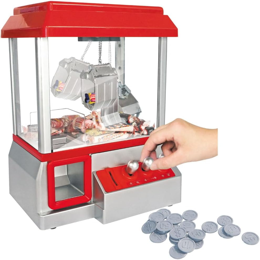Claw Machine Toy Arcade Game with Sound, Mini Carnival Games Fun Candy ...