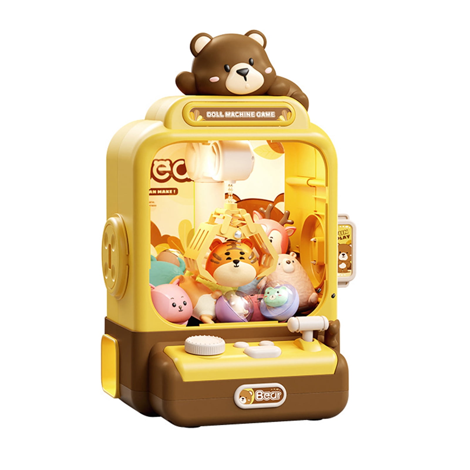 Claw Machine Toy for Kids Electric Coin-Operated Vending Machine with ...