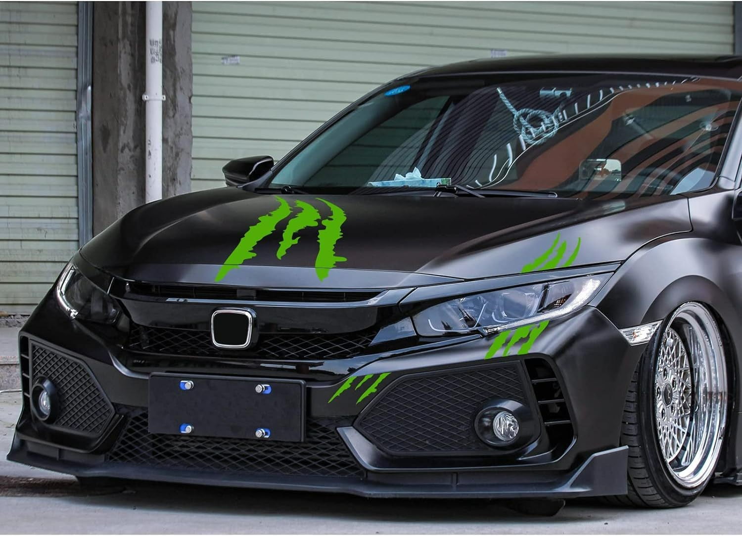 Claw Mark Car Decals, 15.6 x 4.5 inches Car Headlight Stickers, Monster ...