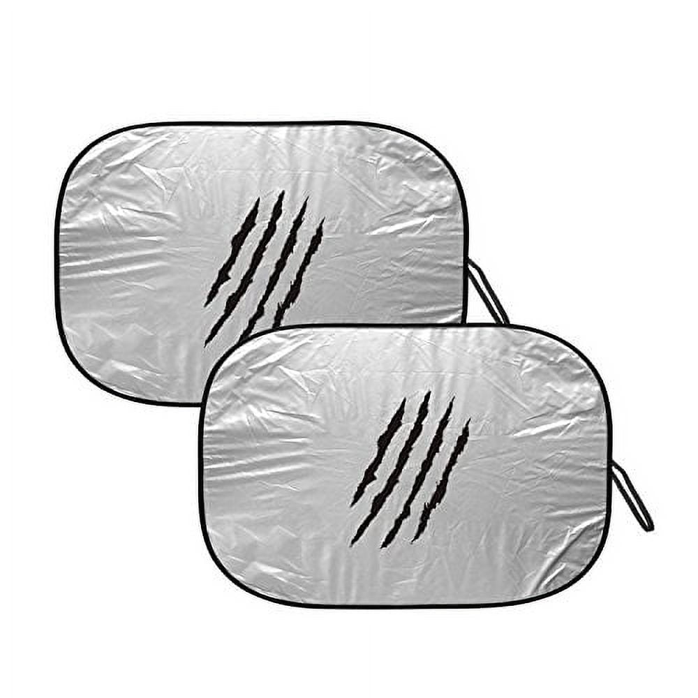 Claw Mark Dual Panels Universal Fit Folding Windshield Sun Shade ...