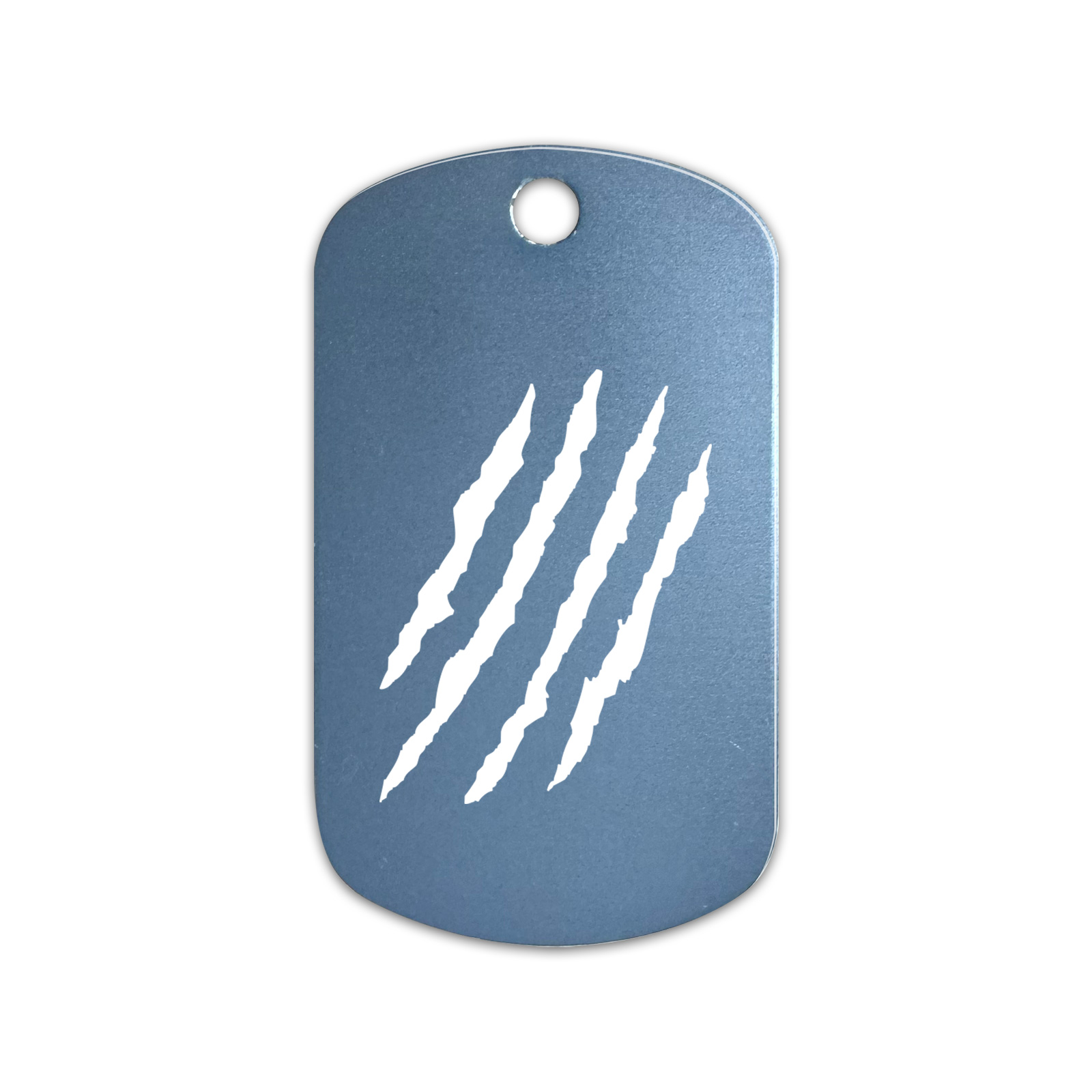Claw Marks GI Dog Tag Aluminum Keychain outdoors off roading offroad ...