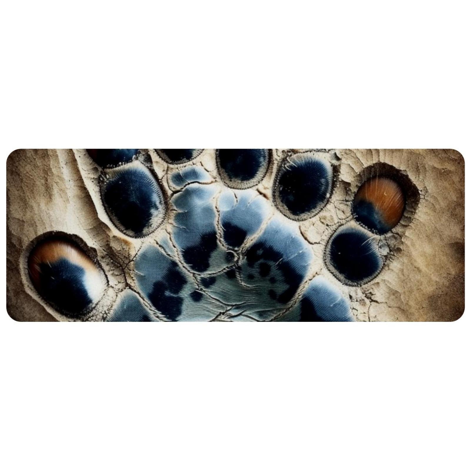 Claw Paw Foot Print Computer Mouse Pad,Rubber Mouse Mat for Gaming ...