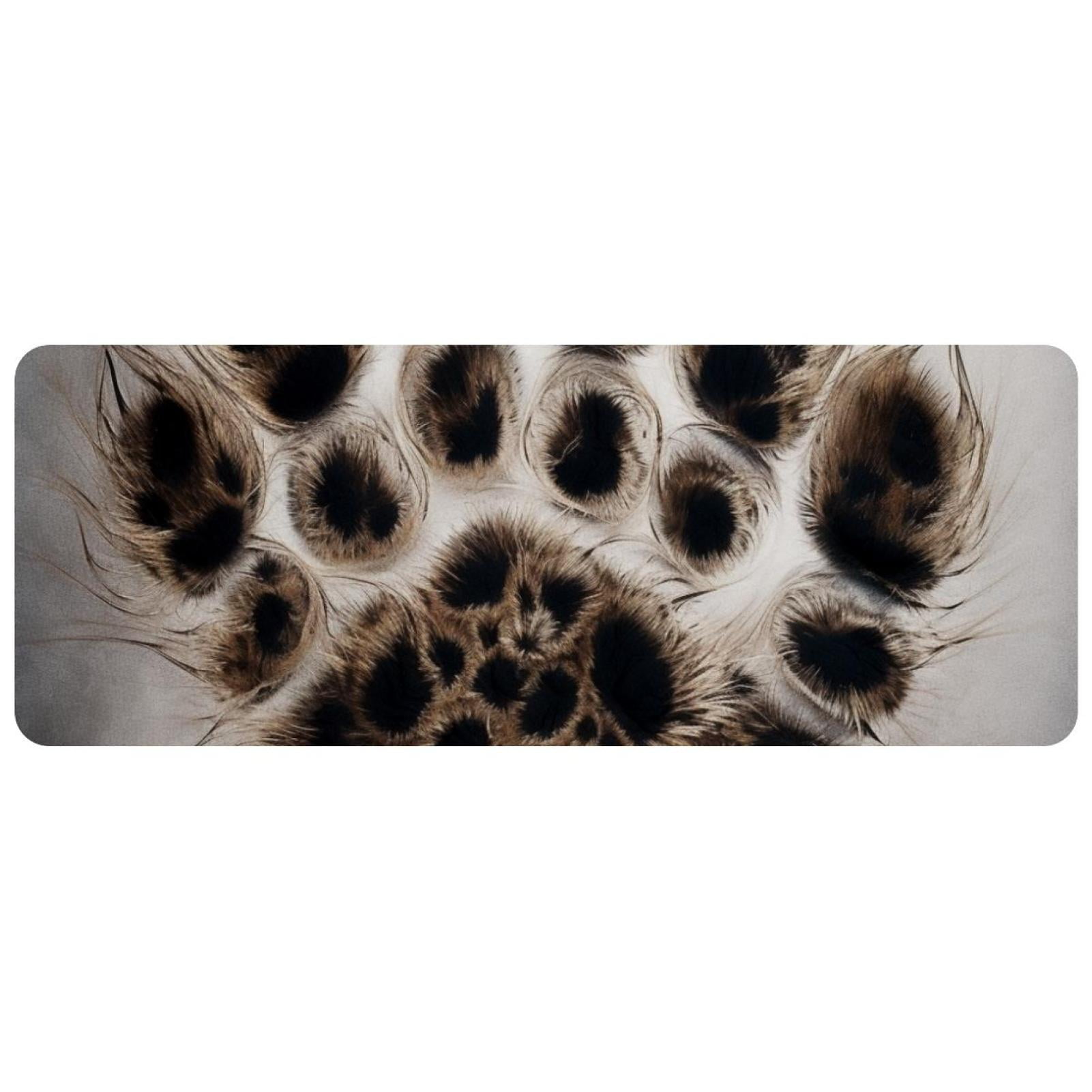 Claw Paw Foot Print Mouse Pad, Personality Design Rubber Base for ...