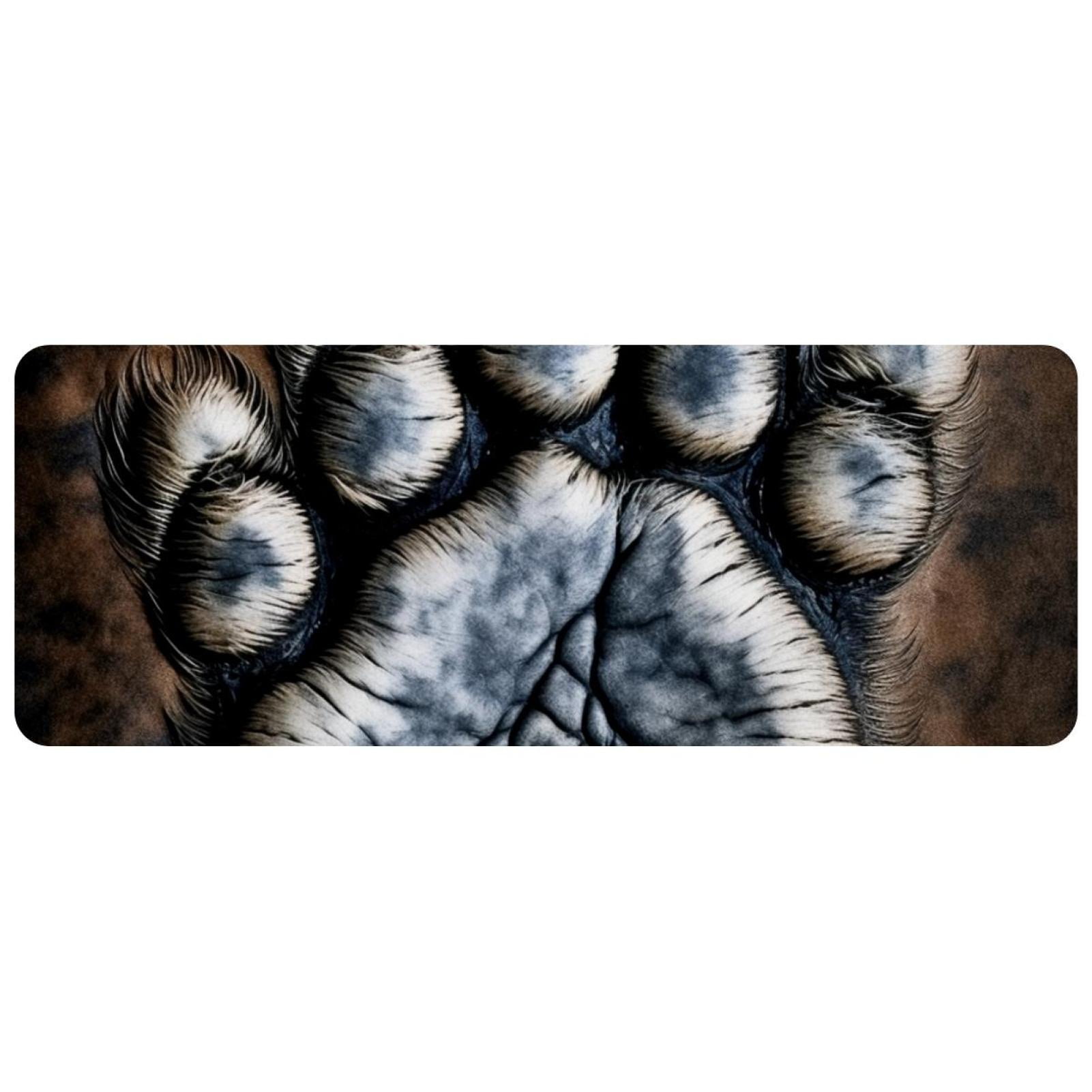 Claw Paw Foot Print Mouse Pad, Personality Design Rubber Base for ...