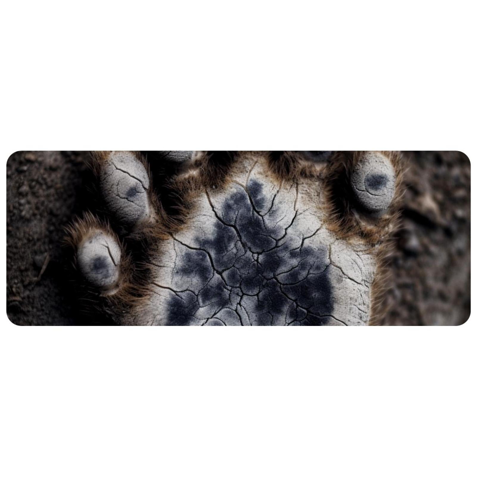 Claw Paw Foot Print Mouse Pad, Personality Design Rubber Base for ...