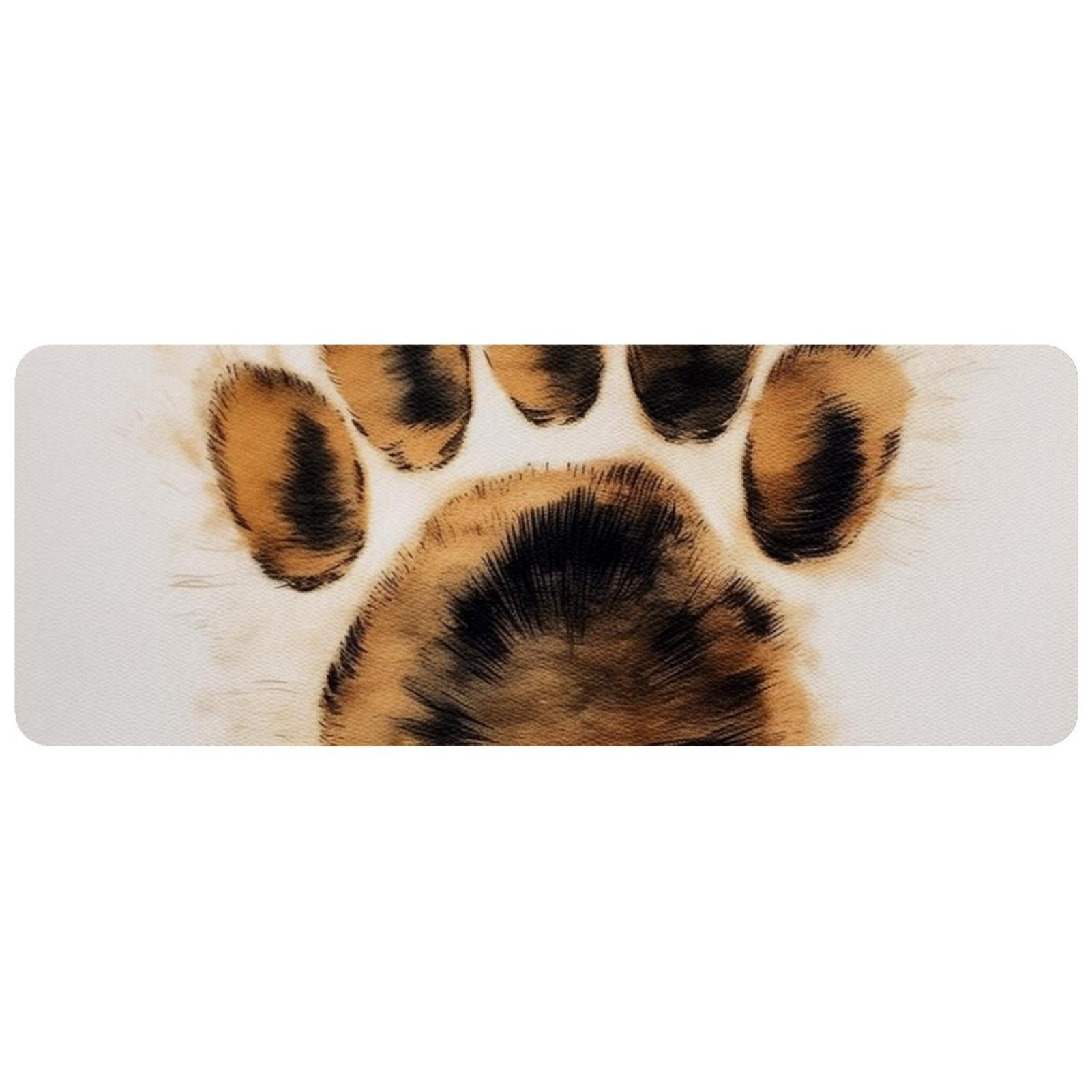 Claw Paw Foot Print Mouse Pad for Wireless Mouse Home Office Desk ...