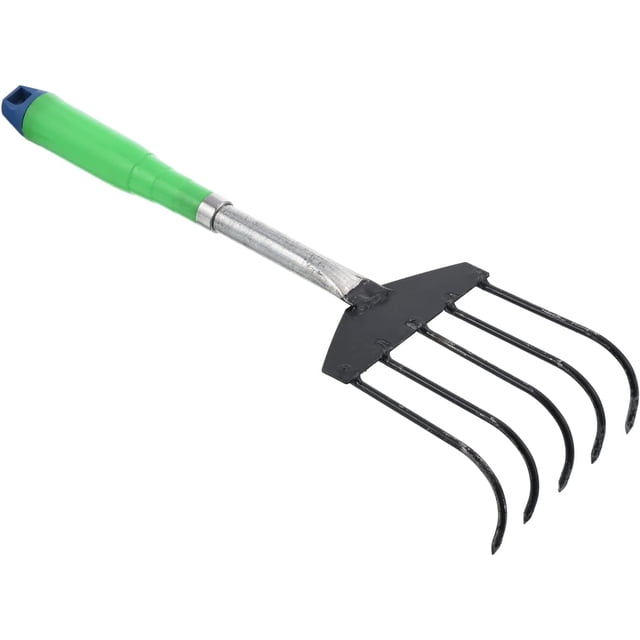 Raindrops Stainless Rake for Garden Use with Sharp Pointed Claws and ...