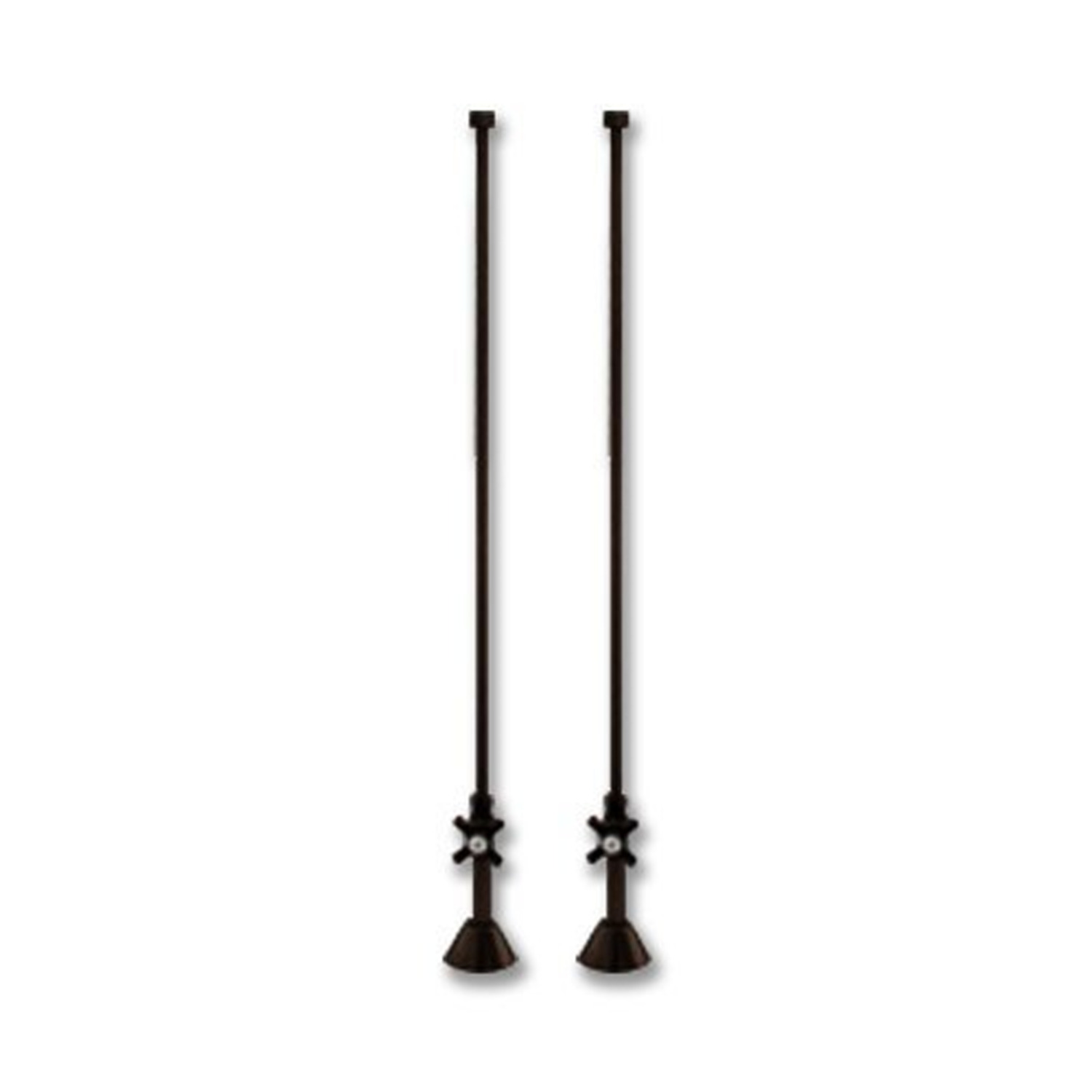 Clawfoot Bathtub Plumbing Deck Mount Supply Lines-Oil Rubbed Bronze ...