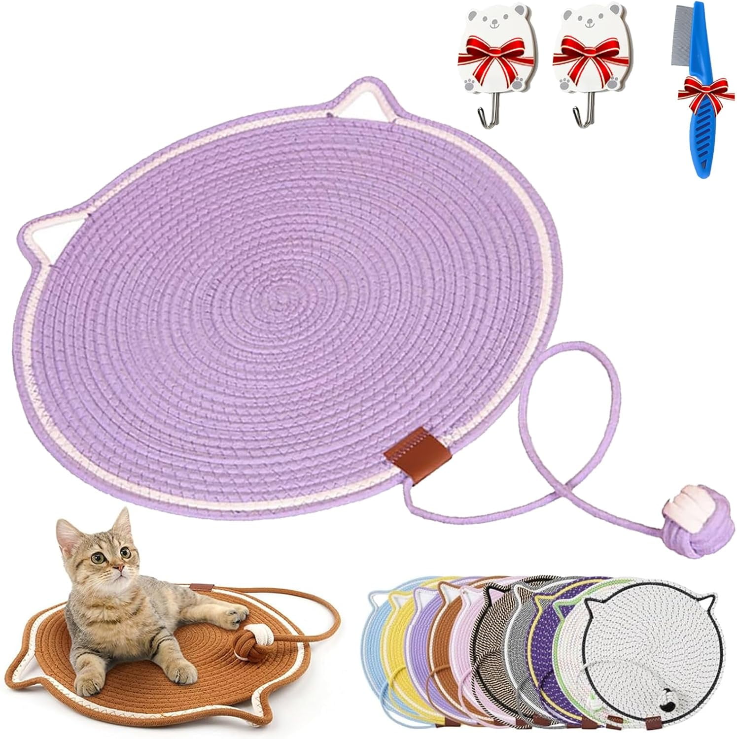 Clawloom Dual Scratching Pad, 2025 New Upgraded Celery Pets Dual ...