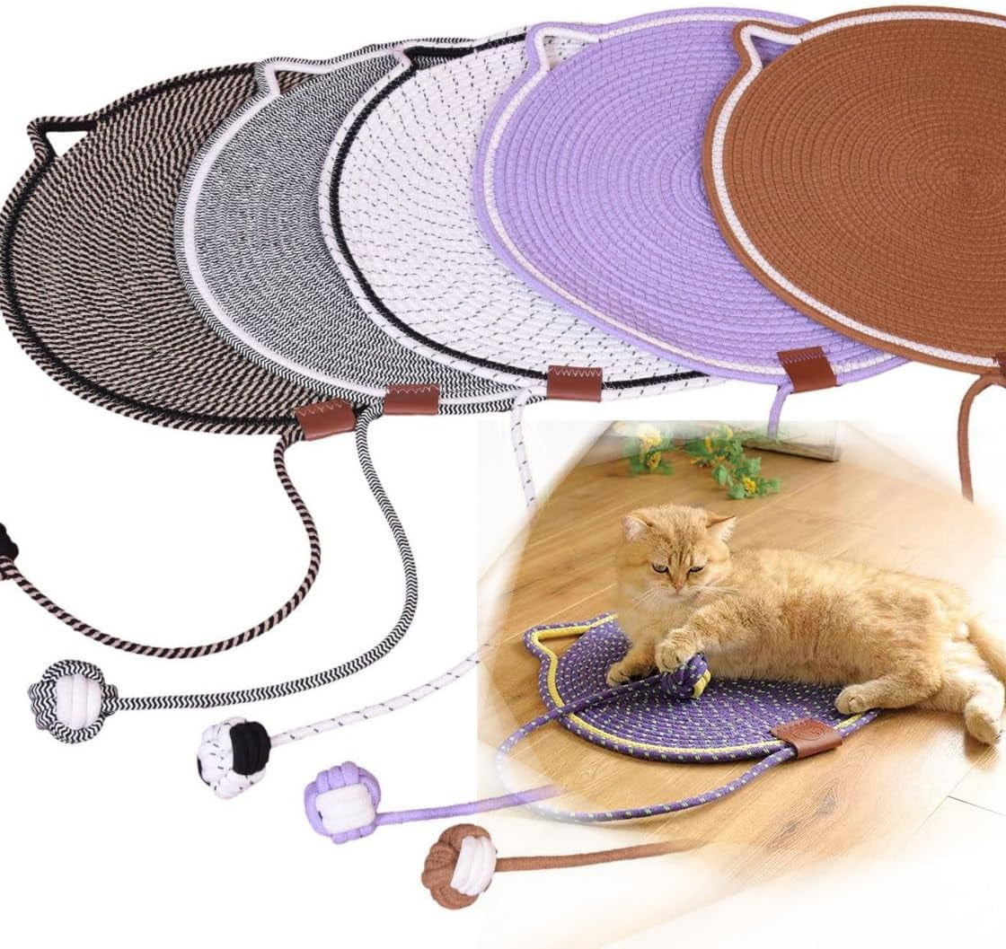 Clawloom Dual Scratching Pad, Dual Scratching Pad for Cats, Cat ...