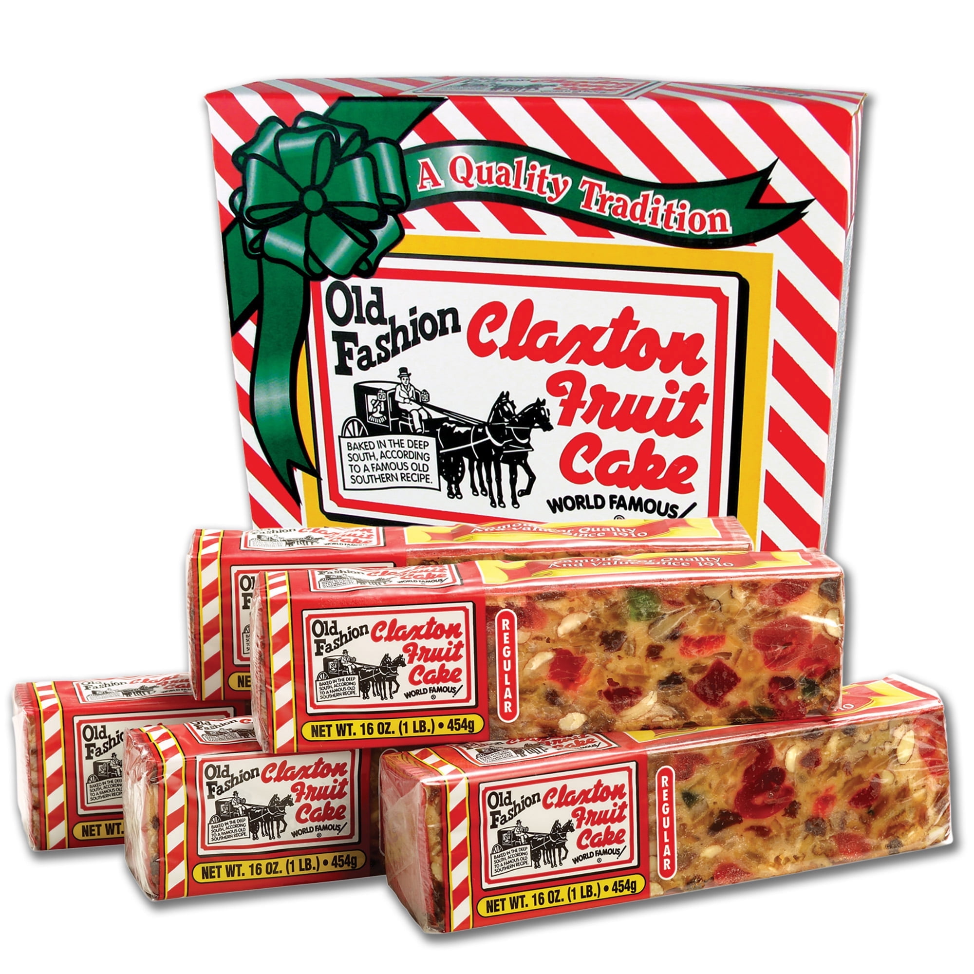 Claxton Regular Recipe Fruit Cake - 5 x 1 Lb. Packs - Walmart.com