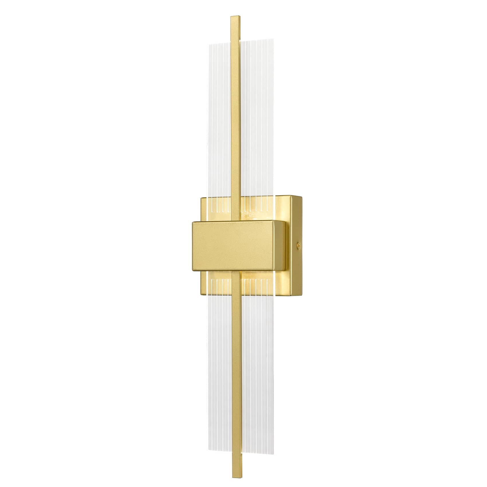Claxy Gold LED Wall Sconce for Hallway Bathroom - Walmart.com