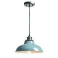Claxy Light Blue Barn Style Pendant Light Fixtures with Cord - Walmart.com